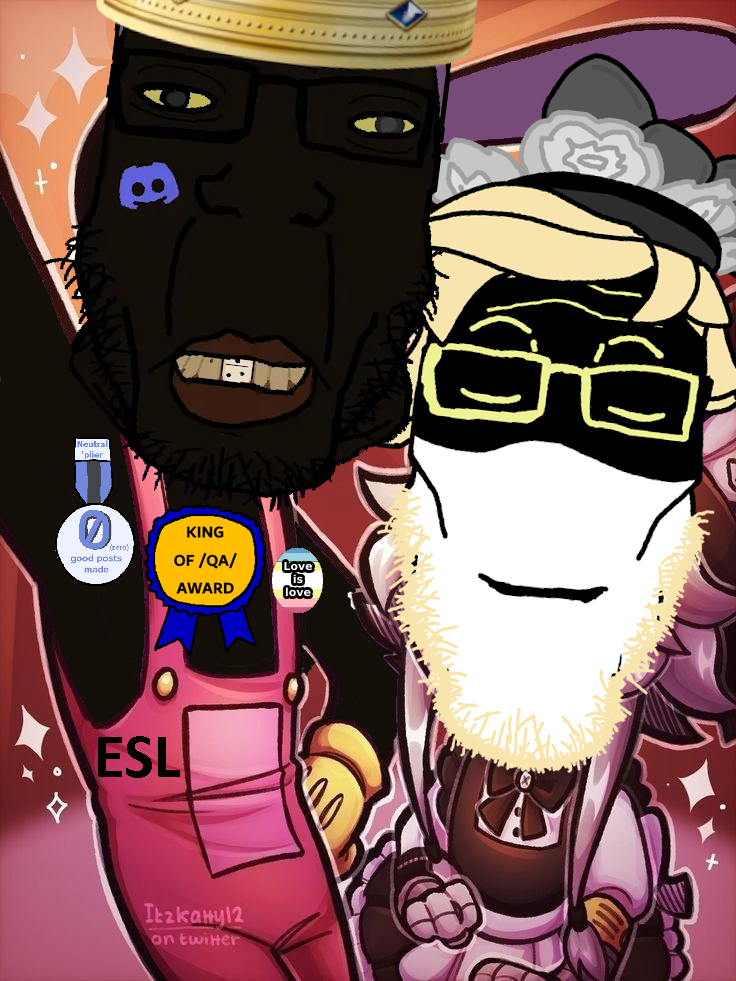 SoyBooru - Post 151252: aryan autism award black_skin blond bow buff burger_king circus_2 ...